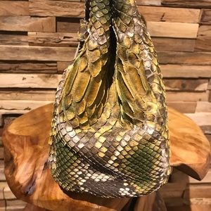 Serafino Fiaschi | Bags | Genuine Python Leather Bag | Poshmark